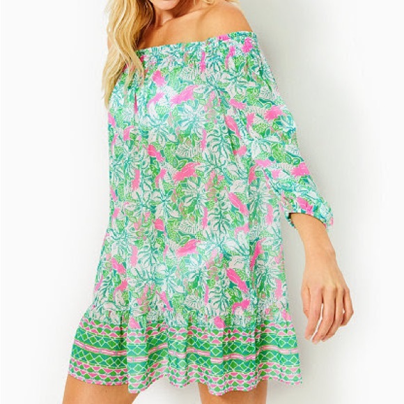 Lilly Pulitzer | Swim | Nwt Lilly Pulitzer Maribeth Coverup Botanical ...